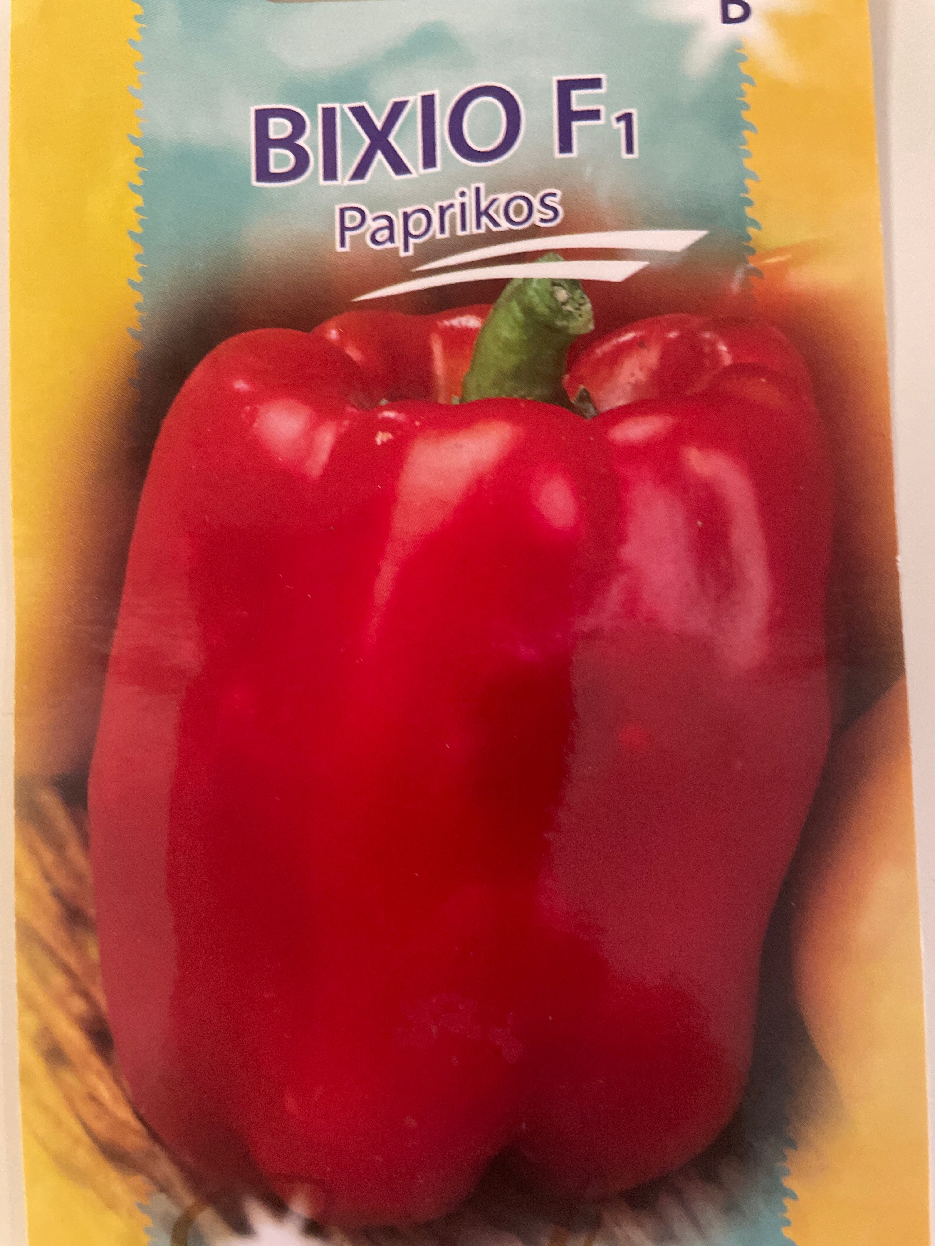 Paprikos BIXIO F1, 10s – MAJOS SODAS